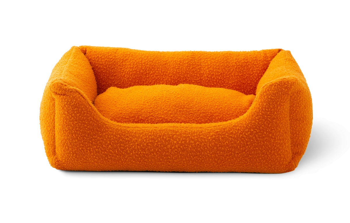 Dog Bed Henri Casentino Wool - Orange – Pebble's Pack
